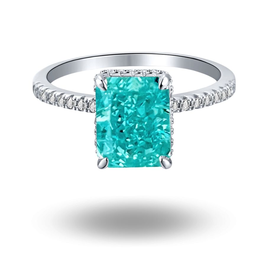 Brea Crushed Ice Birthstone Ring – House of Carats
