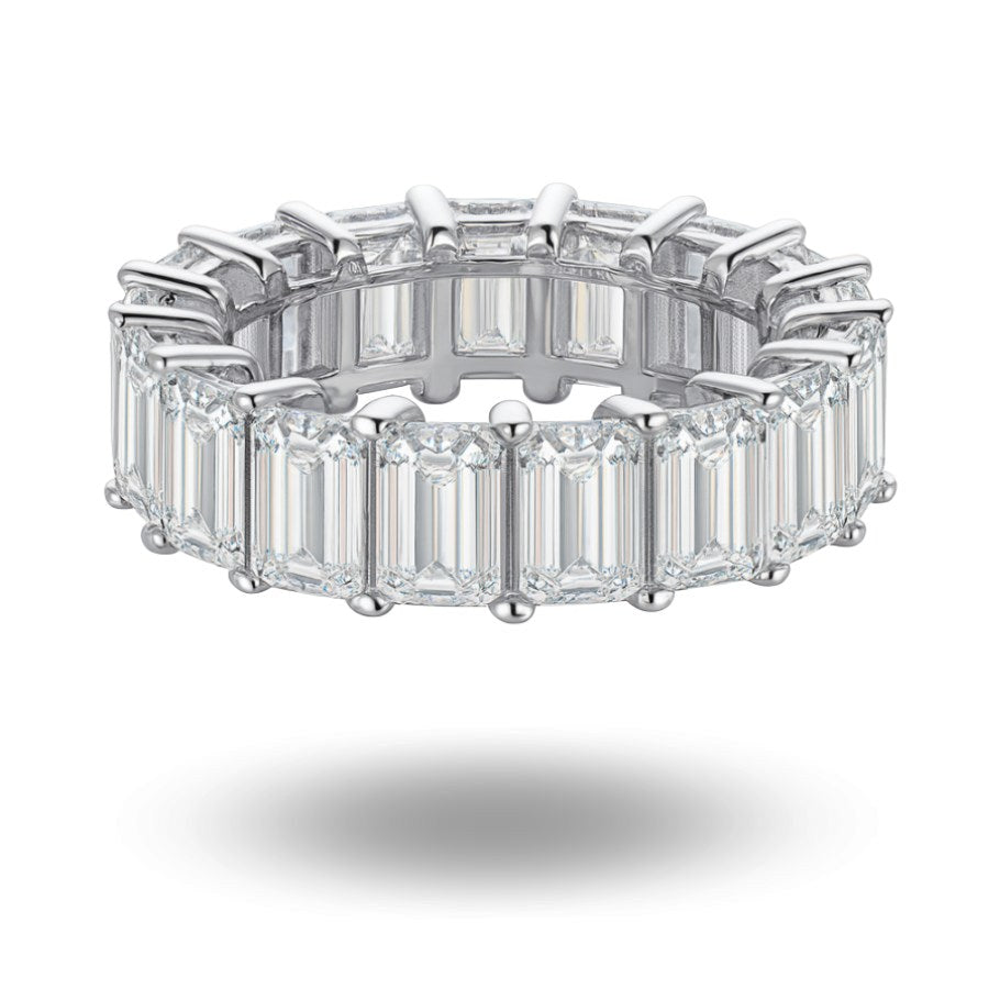 Safia Emerald Eternity Ring – House of Carats