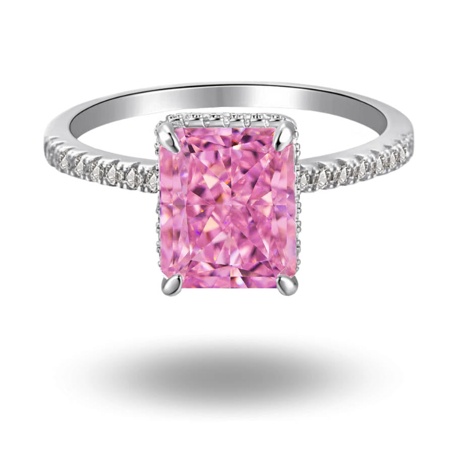 Blush Pink Ring 3.03ct Oval Light Pink Tourmaline Ring – GASIA